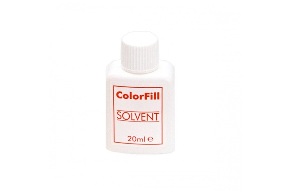 Colorfill solvent